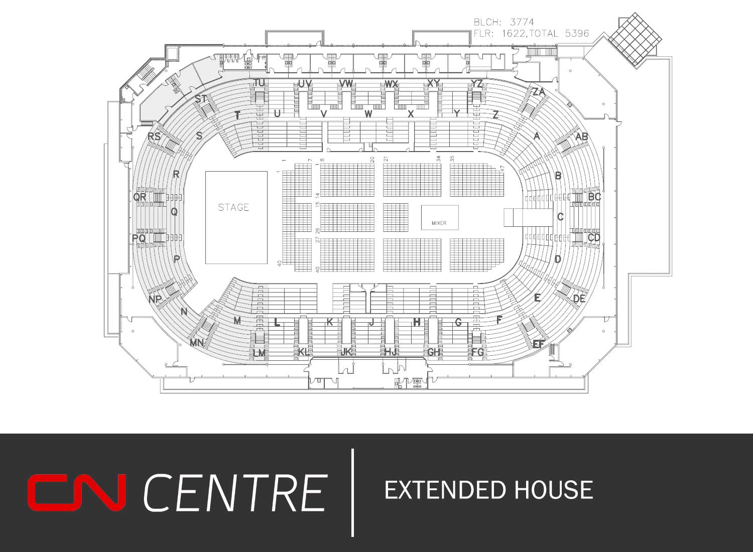 Floor and Seating Plans | Prince George CN Centre